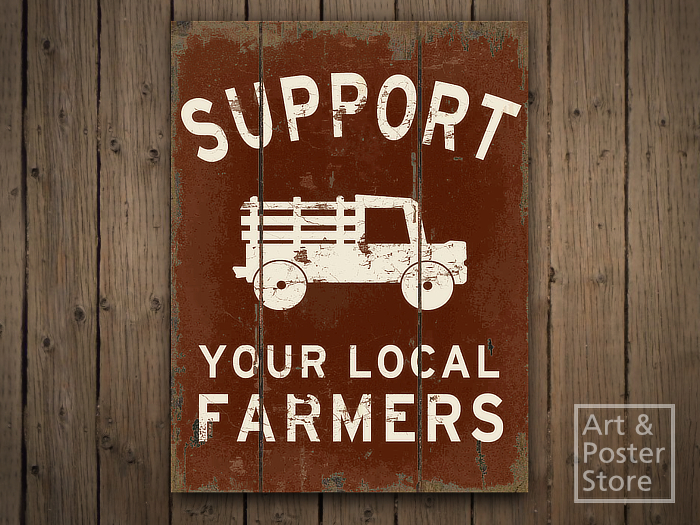 Second Life Marketplace - Support Your Local Farmer | Rustic Painted ...